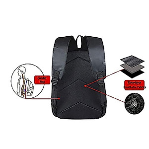 Unisex Five Nights at Freddy's 3D Print Knapsack Lightweight Students Daypack-Large Computer Bag for Daily Life