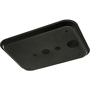 Carlisle FoodService Products CT101403 Cafe Standard Plastic Cafeteria/Fast Food Tray, NSF Certified, BPA Free, 14" Length x 10" Width, Black