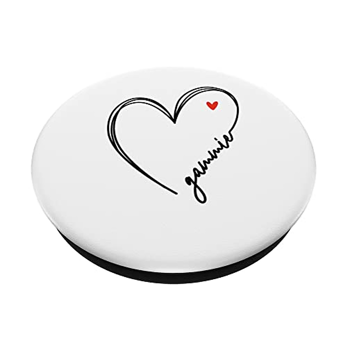 Cute Gammie With Heart Girl Women Girls Mom Mothers Day PopSockets Swappable PopGrip