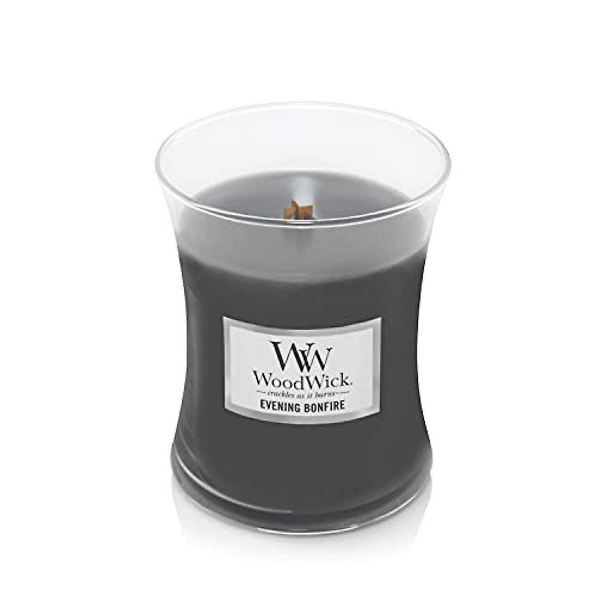 WoodWick Evening Bonfire Medium Hourglass Candle, 9.7 oz.