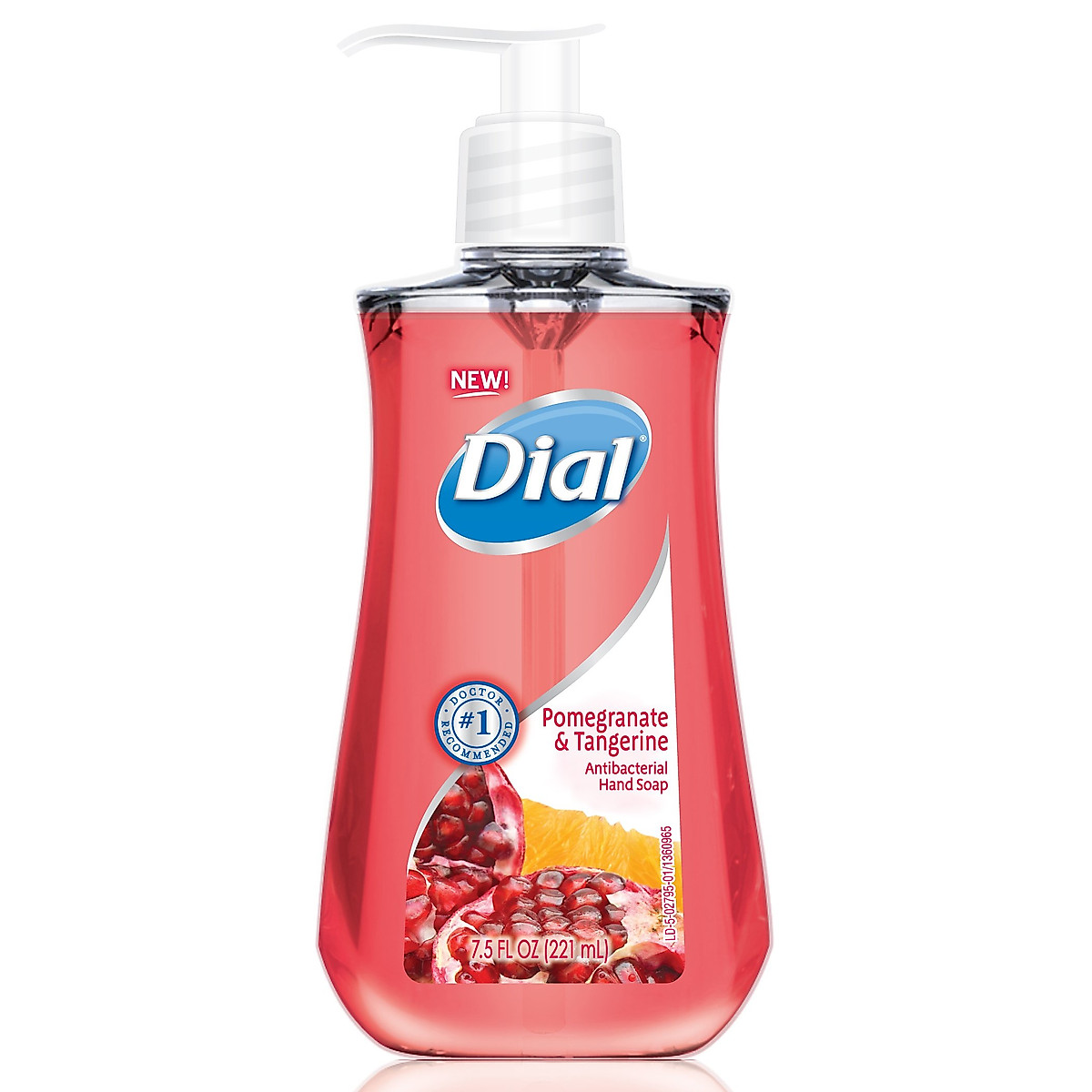 Dial Liquid Hand Soap, Pomegranate and Tangerine, 7.5 Fl. Oz (Pack of 1)