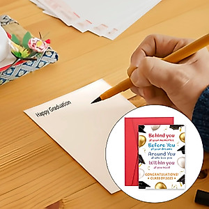 ARKUKU 2025 Graduation Card for Him Her, Graduation Card for High School College, Class of 2025 Card Gift, 2025 Graduation Card, Inspirational Congratulation Card for High School College Graduation
