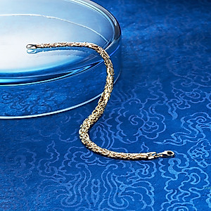 Ross-Simons 14kt Yellow Gold Byzantine Bracelet. 7 inches