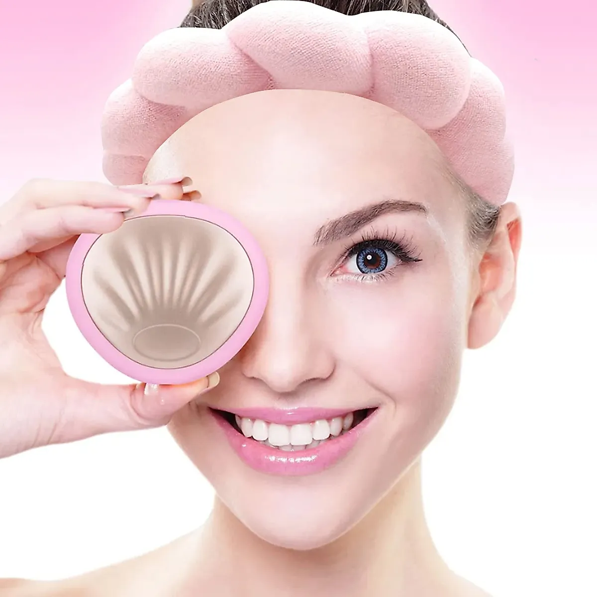 GMaxit Makeup Headband Puffy Spa Headband,Sponge Terry Towel Cloth Fabric Headbands for Women