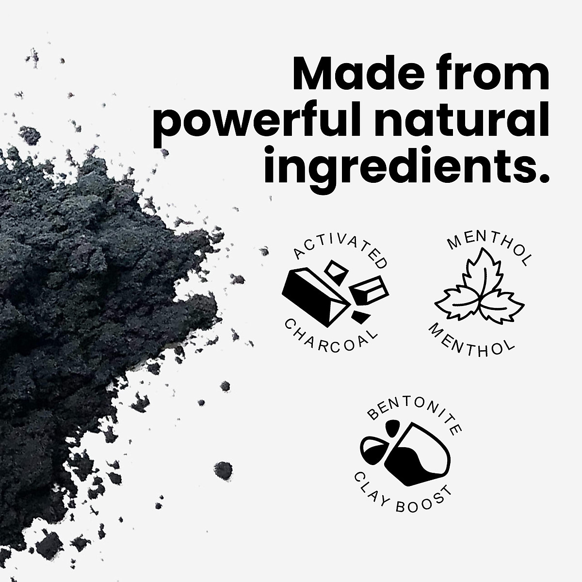 BLAQ Teeth Whitening Charcoal Powder - Natural Tooth Whitening for Sensitive Teeth - Charcoal Teeth Whitening Powder - Activated Charcoal Tooth Whitener - 30g/1oz