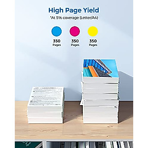 CLI-251XL Compatible Ink Cartridge Replacement for Canon 251 Ink Cartridges Combo Pack High Yield Use to PIXMA MX922, MG5420, MG5520, MG5522, MG6320, MG6620, MG7520, iP7220 Printer (3 Pack)