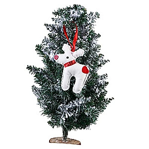 1pc Christmas Elk Pendant Christmas Decor Fireplace Decor Plush Doll Holiday Tree Decorations Christmas Tree Decor Felt Christmas Tree Ornaments Christmas Hanging Plush Elk Pendant