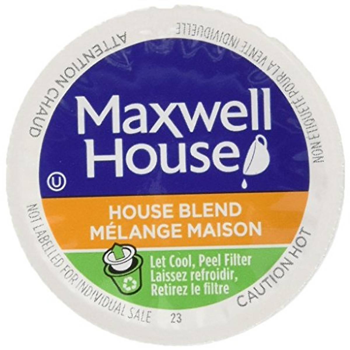 Kraft Maxwell House Blend Coffee Pod, Compatible with Keurig K-Cup Brewers, 12-Count