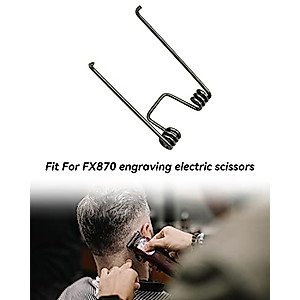 Vaticas 10PCS Hair Clipper Spring Fits for Babyliss FX870 Accessories Tension Clipper Spring Engraving Hair Cutting Machine Repair Part