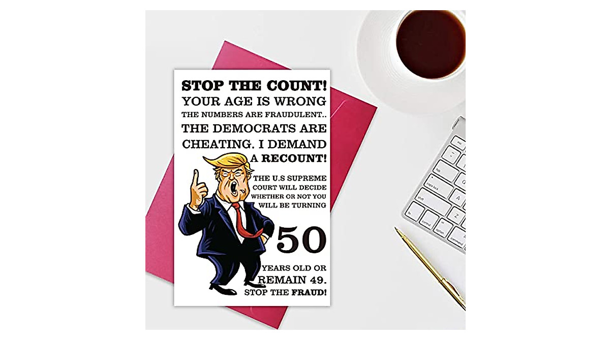 Humorous 50th Birthday Card for Friends & Family