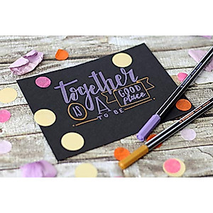 STABILO Premium Metallic Fiber-Tip Pen Pen 68 metallic - Tin of 8 - Assorted Colors with Hanging Loop