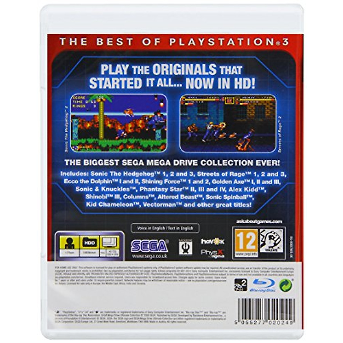 SEGA Mega Drive Ultimate Collection- Essentials (PS3)