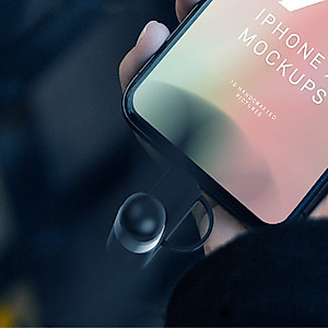 Mini Cell Phone Fan - Colorful and Powerful 2-in-1 Fan for iPhone/iPad/Android Smartphone/Tablet - Cell Phone Summer Accessories - (6-Pack)