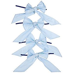 Baby Doll Bedding Reversible Round Crib Curtains, Light Blue/Royal Blue