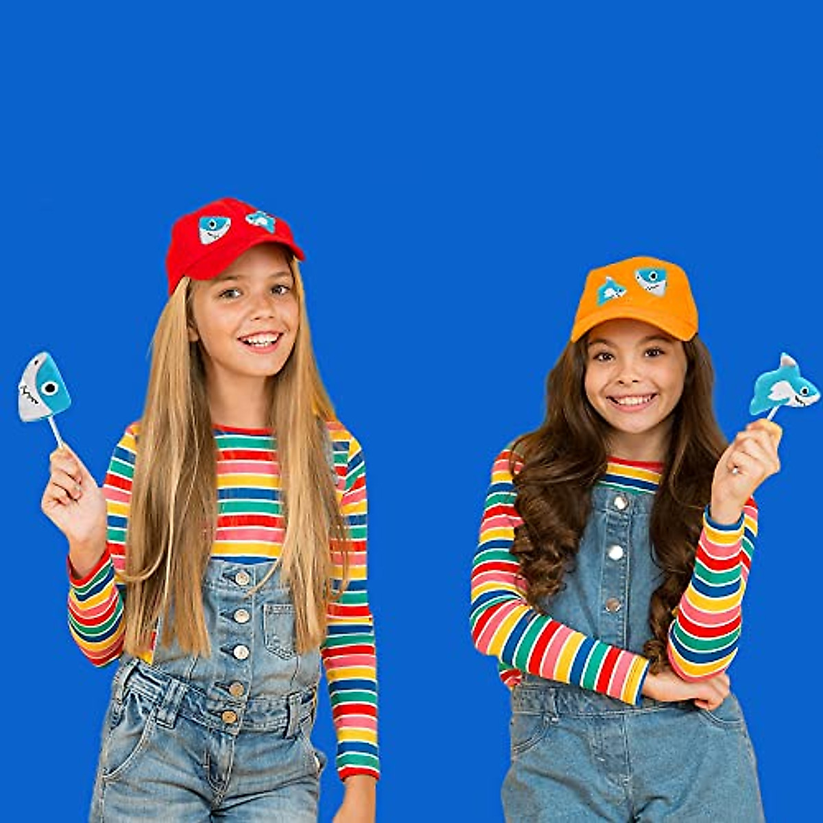 Shark Lollipops Variety Mixed Fruit Flavor Party Suckers Perfect Shark Party Favors For Your Shark Birthday Party (Pack of 12)