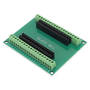 ESP32 Development Board, ESP32 Breakout Board 2 in 1 Dual Core CPU Low Power Consumption Wireless WiFi Bluetooth Double Layer Board