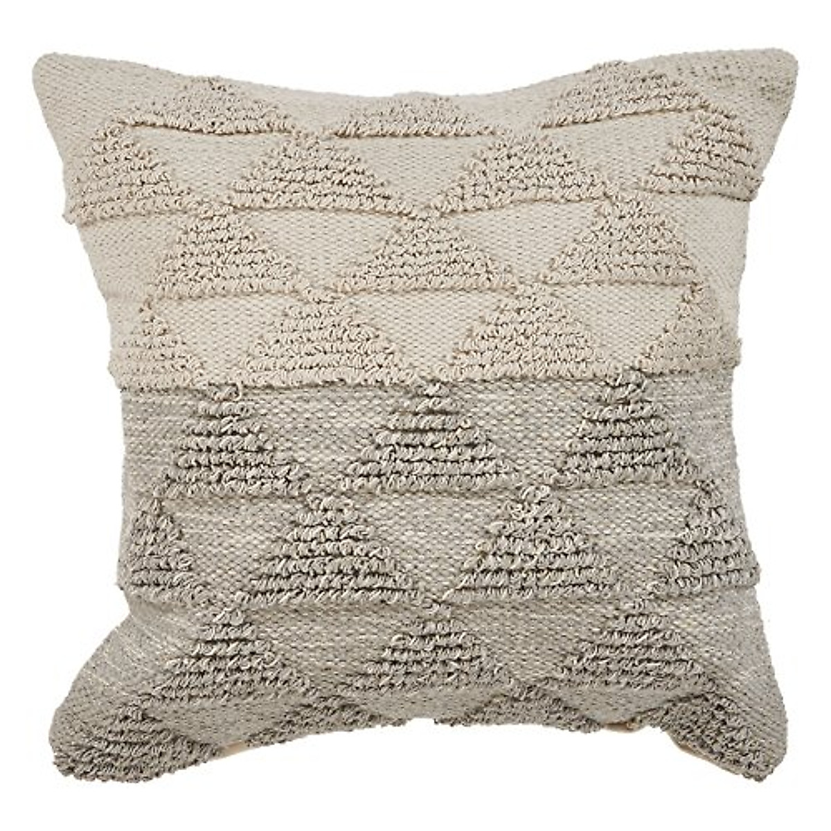 LR Home Gradient Throw Pillow, 18" x 18", Gray/Natural