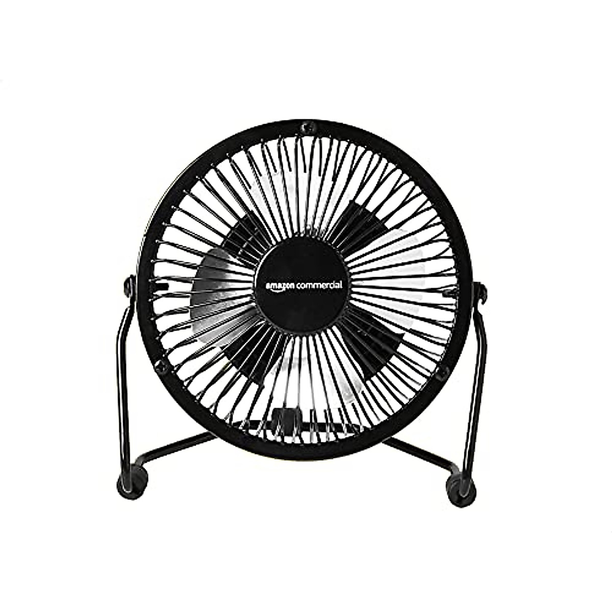 AmazonCommercial 4-Inch Table Fan with Power Adapter and USB Cable
