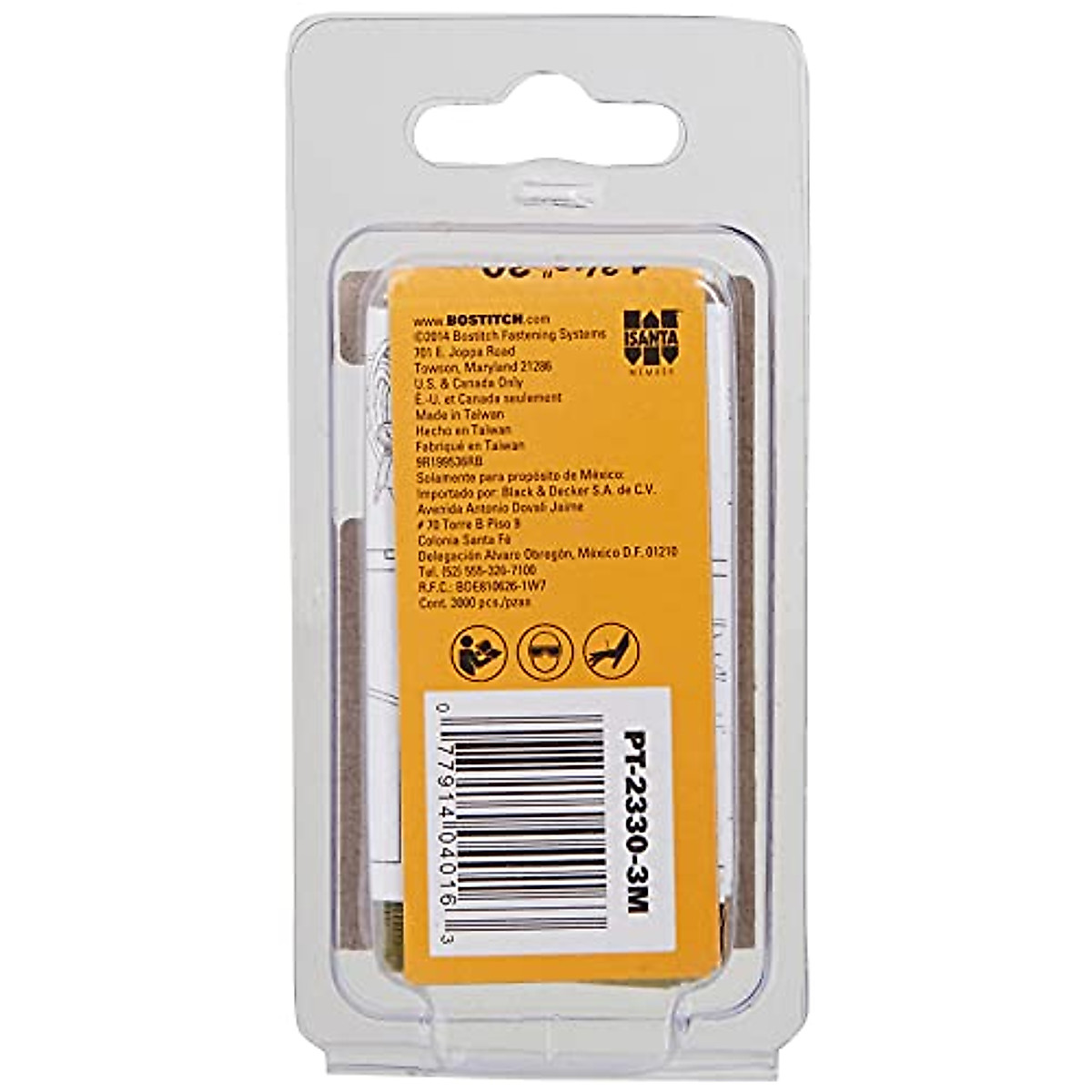 BOSTITCH Pin Nails, 23 GA, 1-3/16-Inch, 3000-Pack (PT-2330-3M)