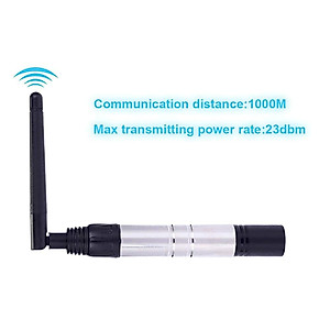 Lixada DMX512 DMX Dfi DJ 2.4G Wireless Transmitter with Adapter Antenna Lighting Controller 23DBM High Power 1000M Ultra Long Distance for LED Stage PAR Effect Lamp