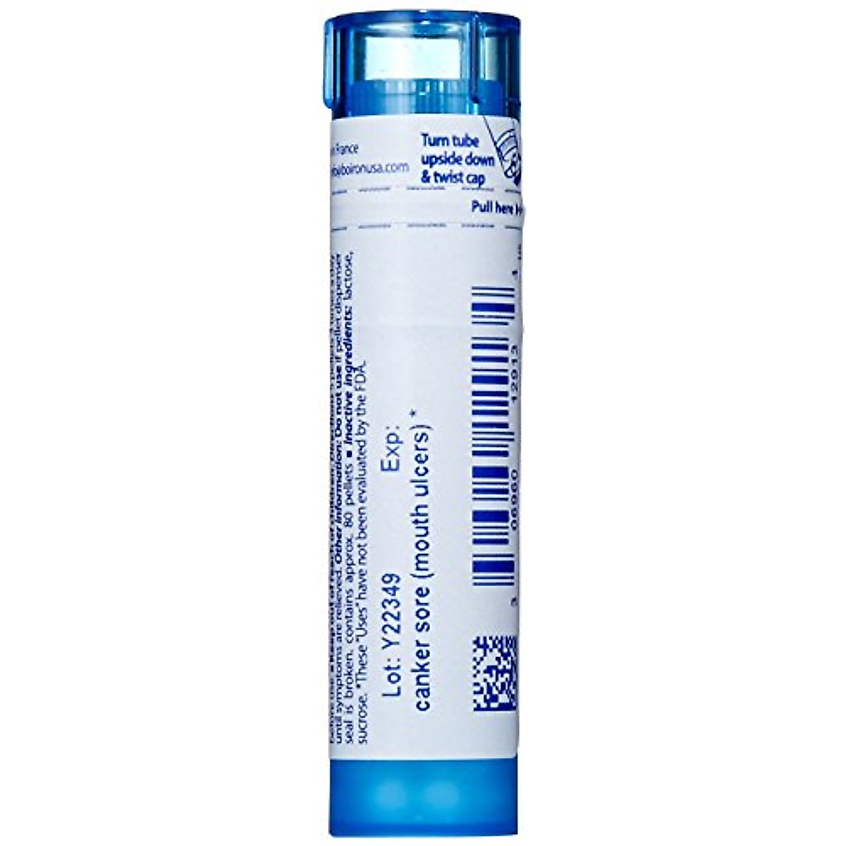 Boiron Homeopathic Medicine Borax, 30C Pellets, 80-Count Tubes (Pack of 5)