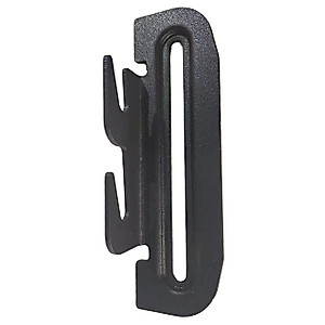 First Choice Products #35 Hook Plate Conversion Kit for Bolt-On Frame to Hook-On Headboard and Footboard - Pack of 4, Black