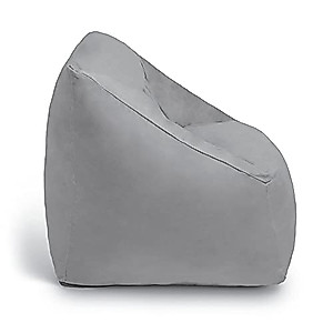 Delta Children Cozee Cube Chair, Kid Size (For Kids Up To 10 Years Old), Alloy