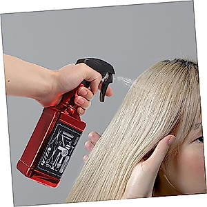FOMIYES Spray Mist Bottle Hairdressing Electroplating Retro Watering Can Spray Mist Bottle The Pet Red Water Spray Can Watering Kettle Water Sprayer Vintage Water Container Travel