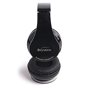 Best Audio Performance-Over-Ear- HiFi Bluetooth 4.0 Headphones Headset for Apple iPhone 5s/5c/5/4s/4/3; iPAD Series/iPod/iTouch/Apple MAC and All Tablet-Beyution@ Black Color