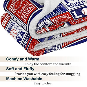 NTMANON Baseball Gifts,Baseball Blanket Gifts for Boys,Baseball Coach Gifts,Gifts for Boy Who Love Baseball,Baseball Players Blankets,Baseball Player/Lover Gift,Baseball Team/Fan Gifts Blanket 50"x60"