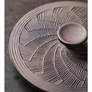 TANIDA Chinese Vintage Porcelain Sealed Storage Jar,Chinese Tradition Ceramic Tea Canister with Lid,Embossed Texture Tea Storage Jars Tea Tins Can for Kitchen Tea Coffee for Kit B (Color : A)