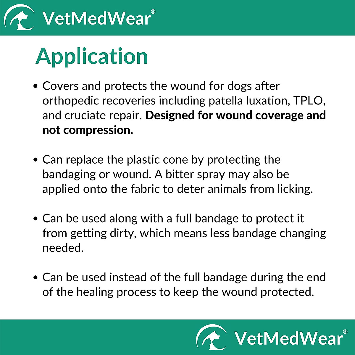 After Surgery Wear Hip and Thigh Wound Protective Sleeve for Dogs. Dog Recovery Sleeve. Recommended by Vets Worldwide (X-Large, Gray)