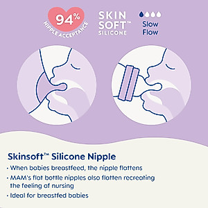 MAM Newborn Essentials "Baby Essentials" Matte Gift Set (10-Piece), Easy Start Anti-Colic Baby Bottles, Baby Pacifiers