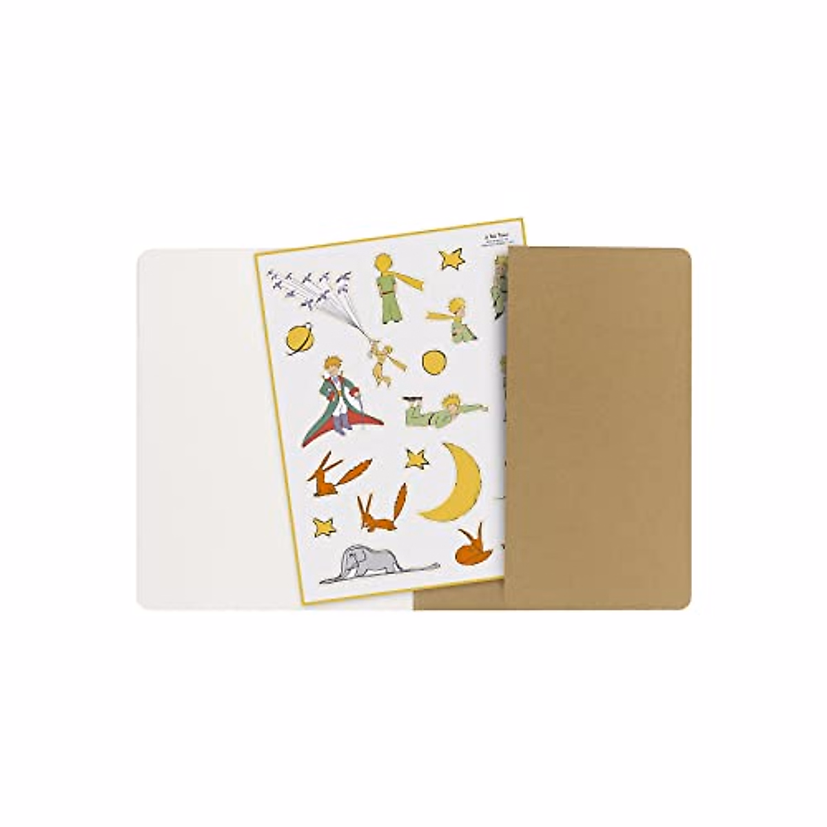 Moleskine Limited Edition Le Petit Prince, Cahier Journal, Plain/Blank & Hard Cover Notebook, Ruled/Lined, Collector's Box, Elephant