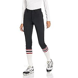 Mizuno Womens Prospect Softball Pant, Black, Small US
