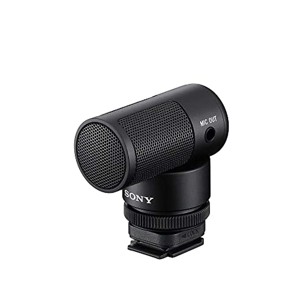 Sony Alpha ZV-E10 APS-C Interchangeable Lens Mirrorless Vlog Camera (Body Only, White) Bundle with Shotgun Microphone, Extendable Tripod with Built-in Phone Mount and Memory Card (4 Items)