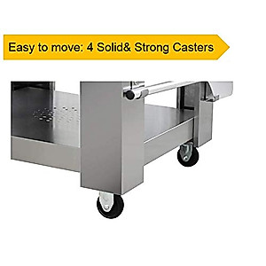 32.5" Wood Fired Stainless Steel Artisan Pizza Oven or Grill, Outdoor or Indoor