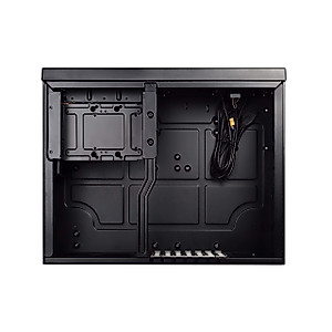 SilverStone Technology Grandia Series Aluminum HTPC Computer Case for ATX / SSI-CEB - Black (GD09B)