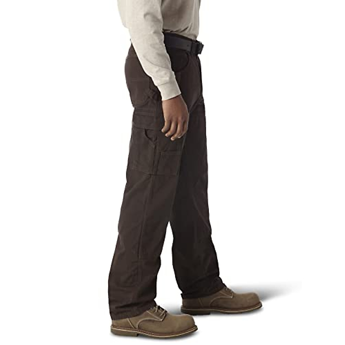 Wrangler Riggs Workwear mens Ranger work utility pants, Dark Brown, 34W x 32L US