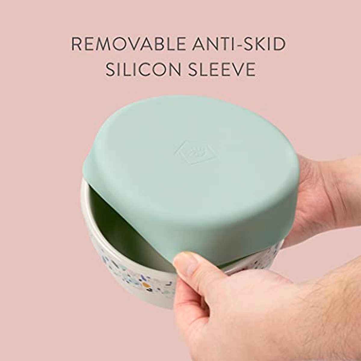 Now House for Pets by Jonathan Adler Jonathan Adler: Now House Terrazzo Standard Bowl, 6.75" | Dishwasher Safe, Easy to Clean Dog Bowl | Great for Dry Dog Food and Wet Dog Food or Water