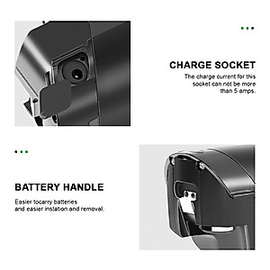 Yose Power Electric Bike Battery 48V 14Ah for Soltera Pace 500.2/500.3/500.3 Step-Through E-Bikes Ebike Battery for 250W 300W 500W 700W Motor (Without Charger)