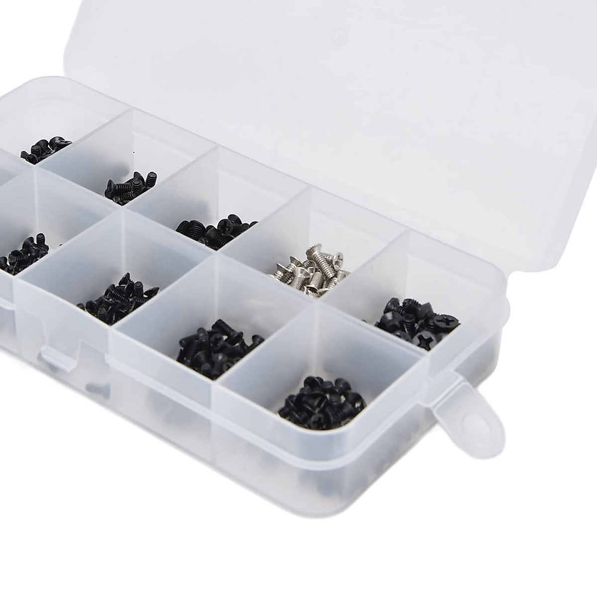 Screw, 500pcs Screws Various Sizes Cross with Storage Box for Maintenance