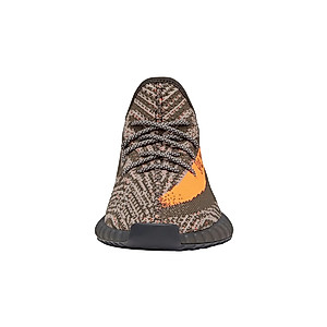 adidas Men's Yeezy Boost 350 V2 Sneakers, Carbon Beluga/Steeple Gray/Solar Red, 10 M US