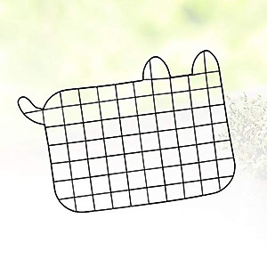 BESPORTBLE Grid Wall Panel Cat Shaped Photo Wall Display for DIY Wall Pictures Postcard Holder Storage Rack Black