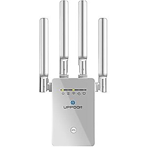 WiFi Extender, Wi Fi Extenders Signal Booster for Home Cover up to 8000 sq.ft & 35 Devices, Wireless Internet Signal Amplifier with Ethernet Port, Wi-Fi Repeater Easy Setup.