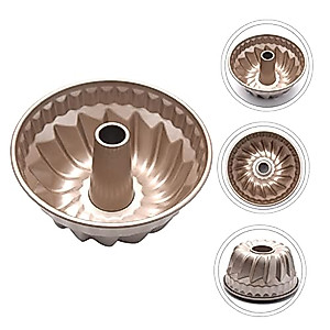 UPKOCH 2pcs cake mold baking dishes for oven round cake baking fluted cake pan nonstick fluted tube pan cookie cutters cupcake DIY Kitchen Gadget baking supplies biscuit Non-stick coating