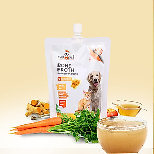 FurrMeals Ready to Serve Chicken Bone Broth | Gravy/Wet Dog Food | Treat for Dogs and Cats | 300ml x Pack of 3 | Joint Health Natural Supplement