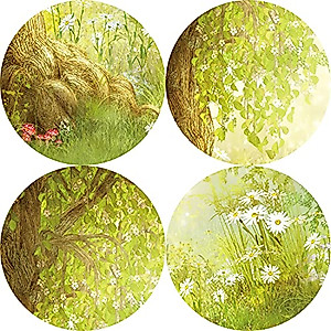 AOSTO 5x7ft Spring Photography Backdrop Easter Woodland Meadow Flower Fairy Tale Forest Background Photo Studio Photoshoot Backdrops Props FT-3992