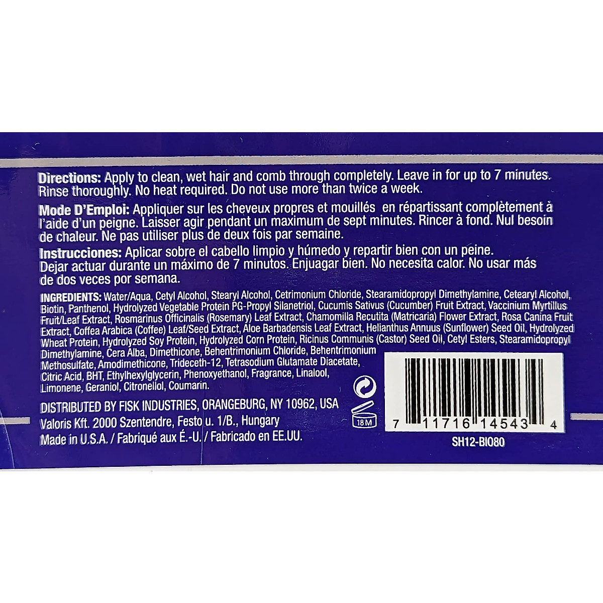 Difeel Pro-Growth Biotin Hair Mask 12 oz. - Hair Mask for Hair Loss