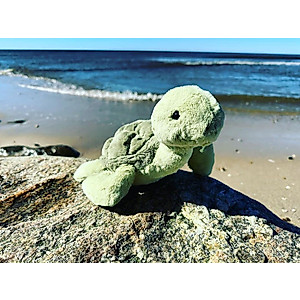 EASELR WeightedPlush Cute Turtle Stuffed Animals, 12" Soft Sea Turtle Plush Toy Tortoise Plushies Pillow Gifts for Kids Girlfriend Birthday Christmas Mother's Day